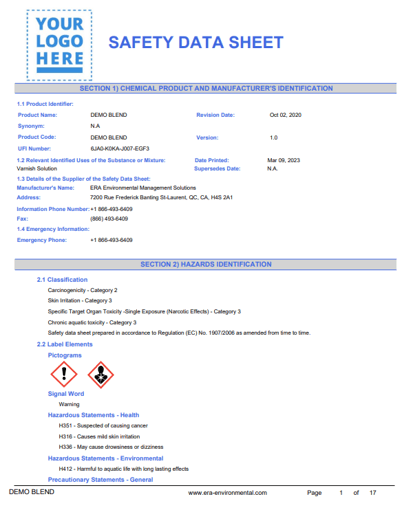 What you need to know about CLP Compliance (REACH - REGULATION (EU) 2020/878 Update)